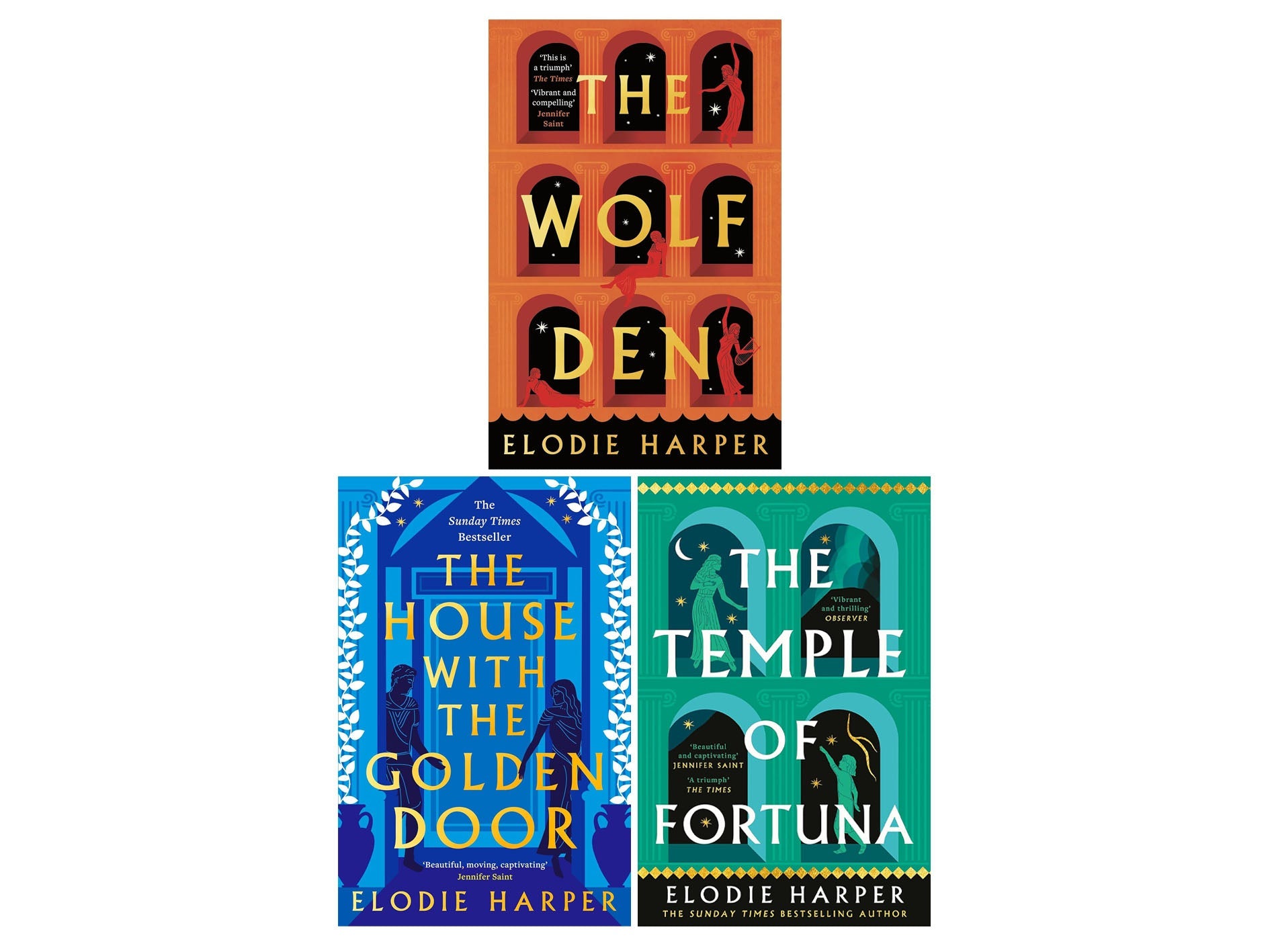 Elodie Harper Wolf Den Trilogy Collection 3 Books Set (The Wolf Den..