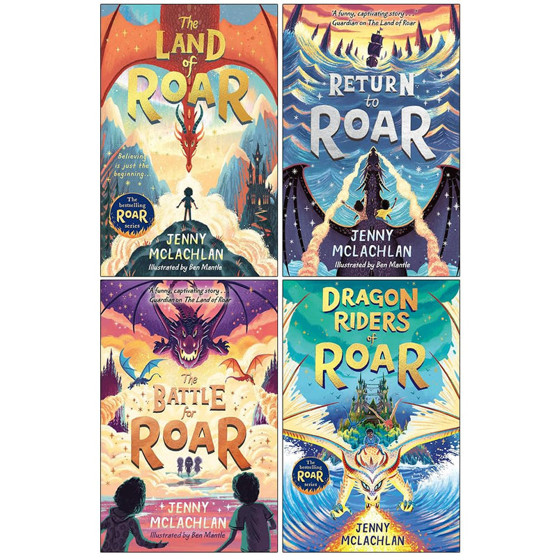 The Land of Roar Series 4 Books Collection Set By Jenny McLachlan (Lan