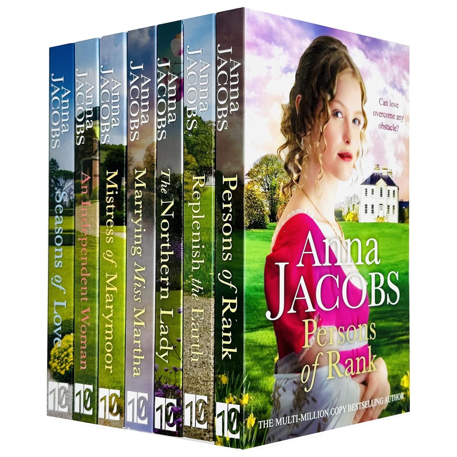 Anna Jacobs Collection 7 Books Set (The Northern Lady, Persons of Rank