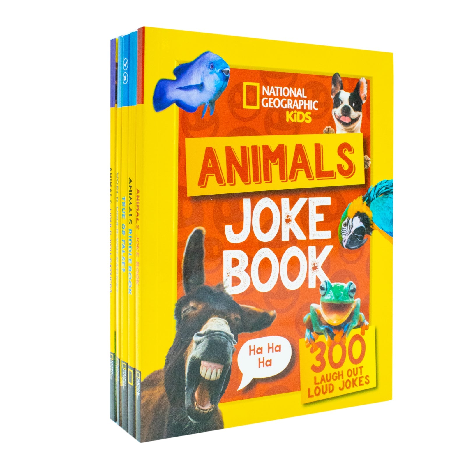 National Geographic Kids Animals 5 Book Collection Set, Fun-Filled Fam