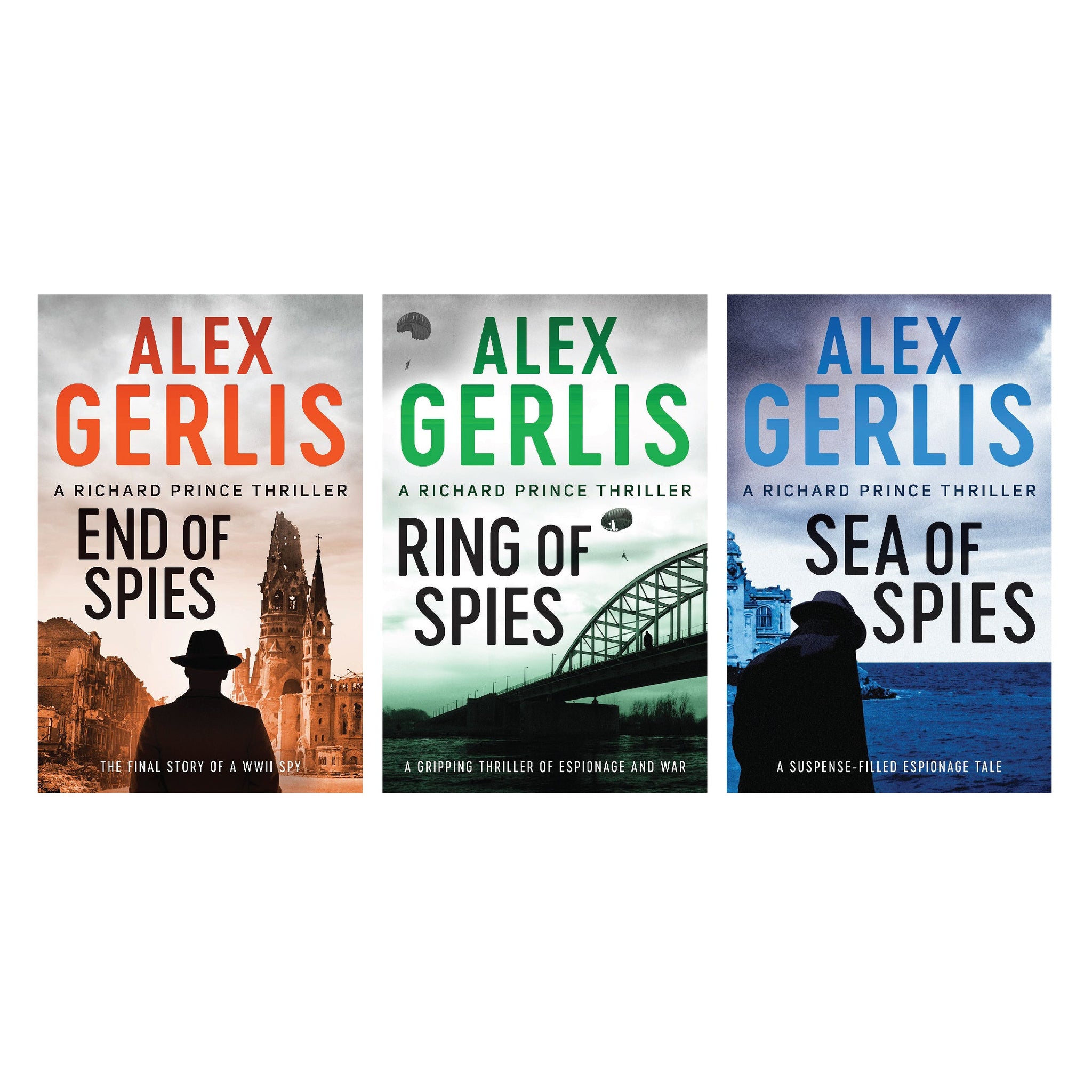 Alex Gerlis Richard Prince Thrillers 3 Books Collection Set (Ring of S