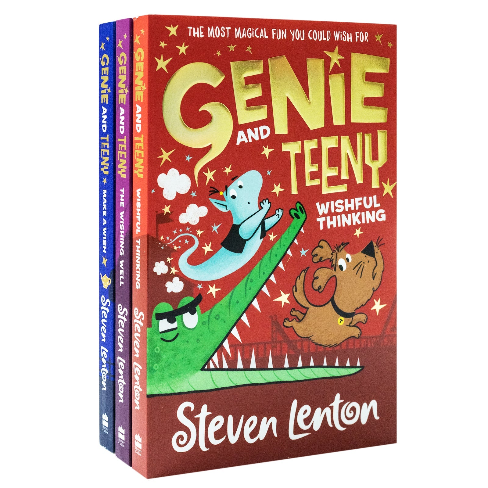 Genie and Teeny Series 3 Books Collection Set By Steven Lenton