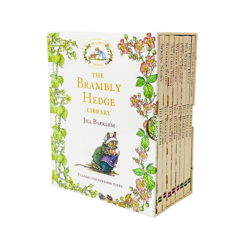 Brambly Hedge 8 Book Library Box Set By Jill Barklem for Kids